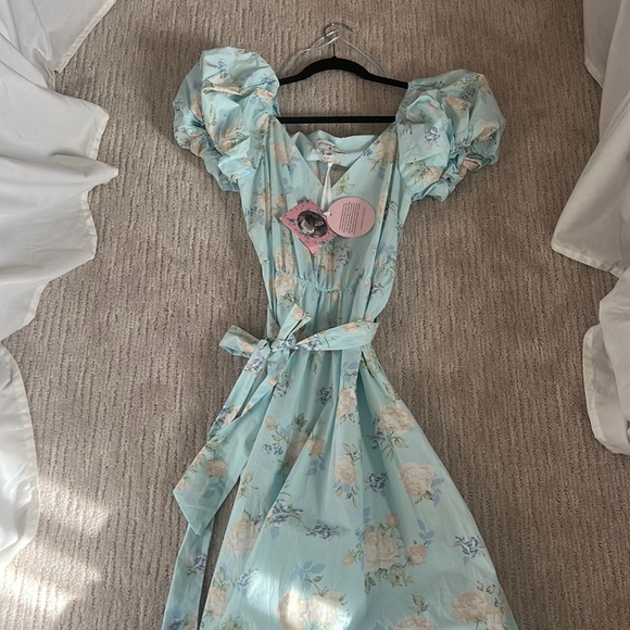 LoveShackFancy | Dresses | Nwt Target Love Shack Fancy Blue Dress ...